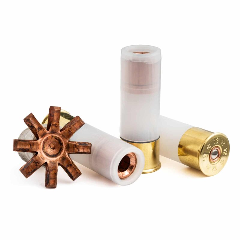 12 Gauge High Velocity Solid Copper HP Slug- 2 3/4" 1oz.