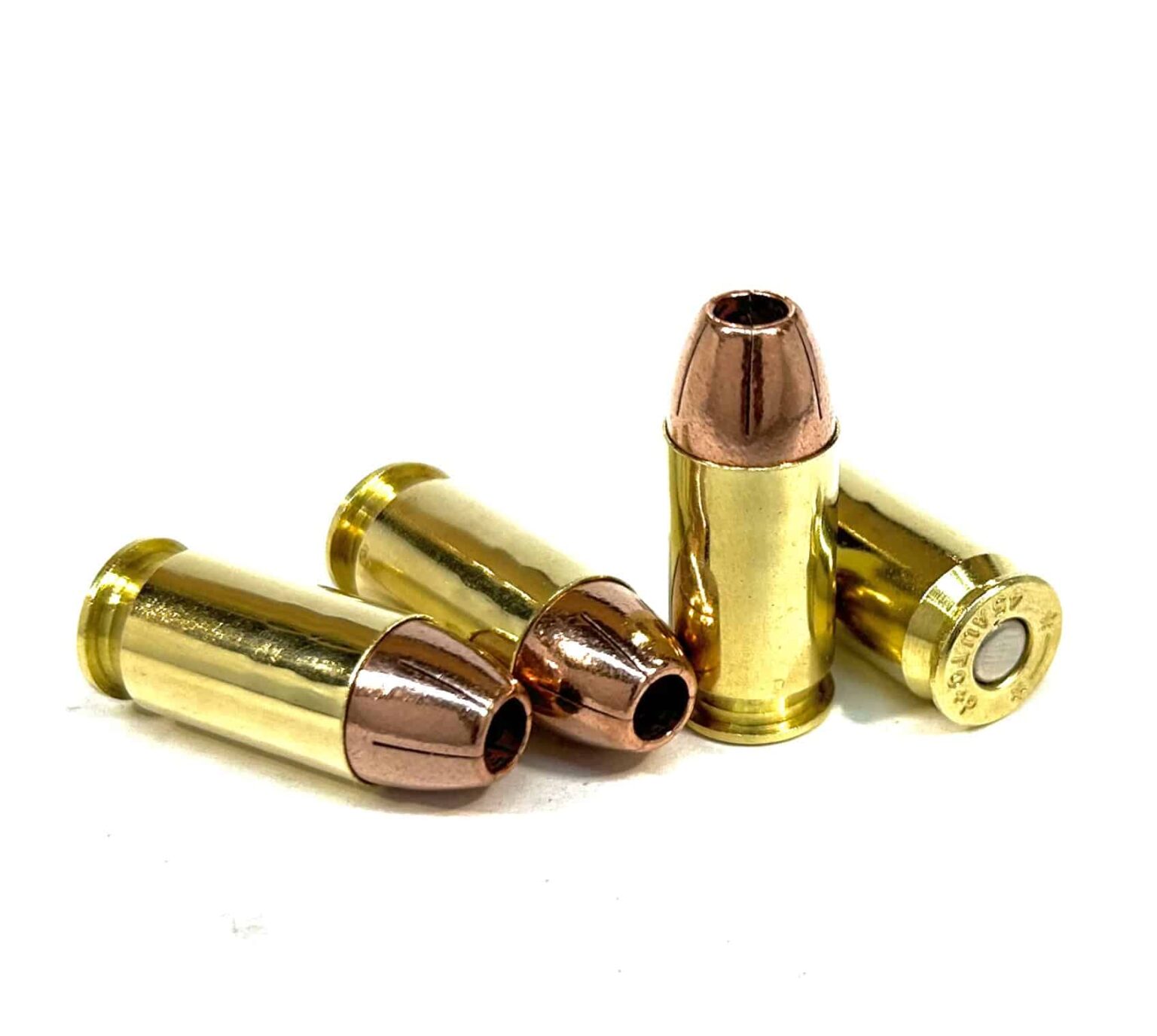 45 ACP +P 230 grain Solid Copper HP Ammo | Self Defense Load